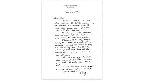 Read The Letters Outgoing Presidents Left For Their Successors In The