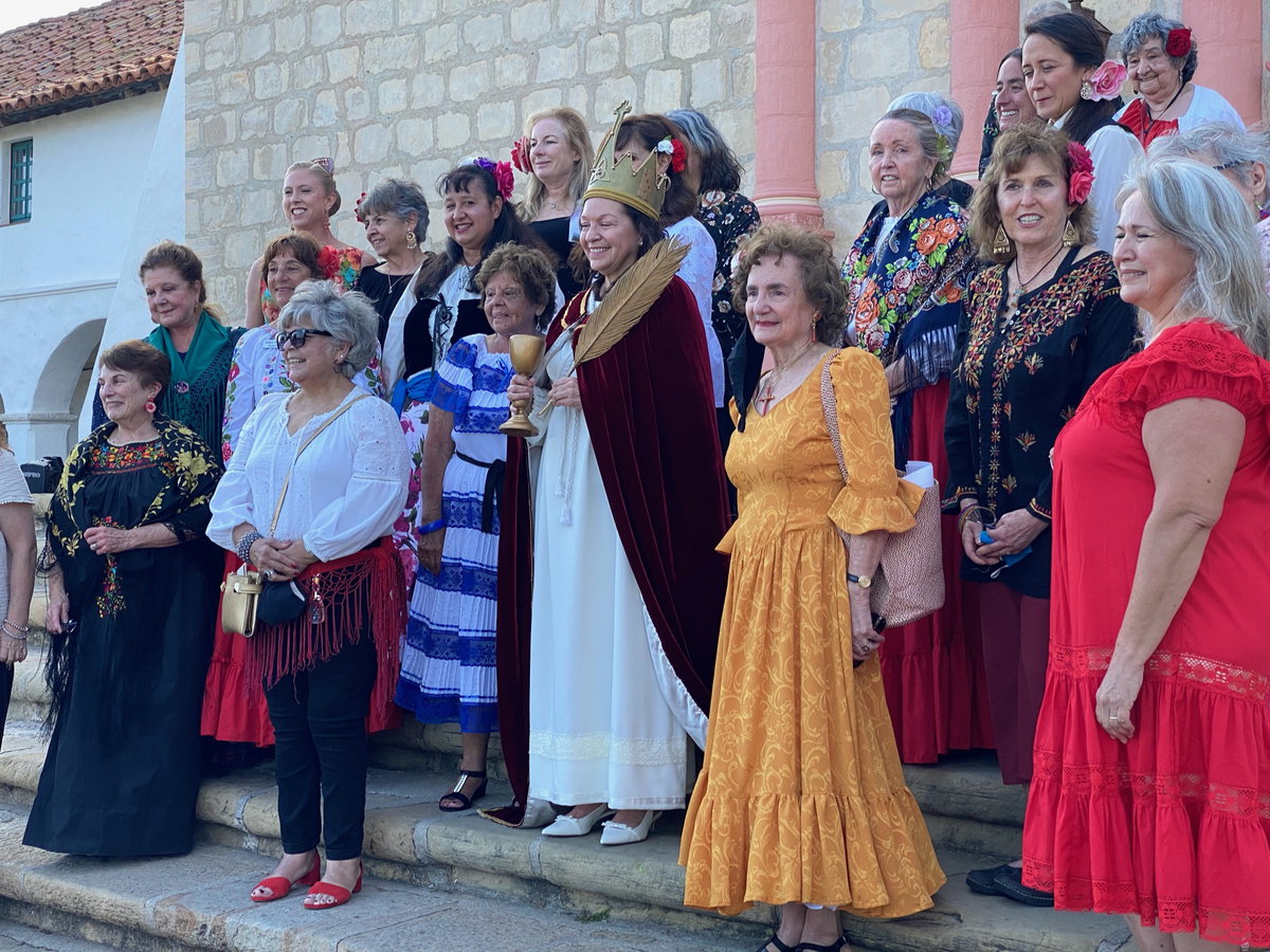 Fiesta 2021's St. Barbara unveiled in front of Old Mission Santa ...